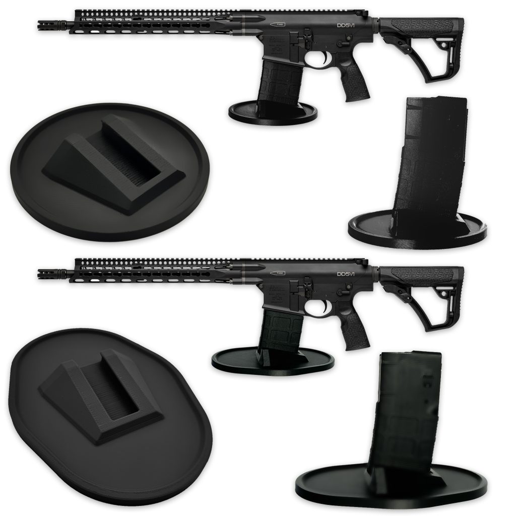 SR25, M110 & AR10 Display Gun Stand Rifle Mount - GunCreed® - Premium ...