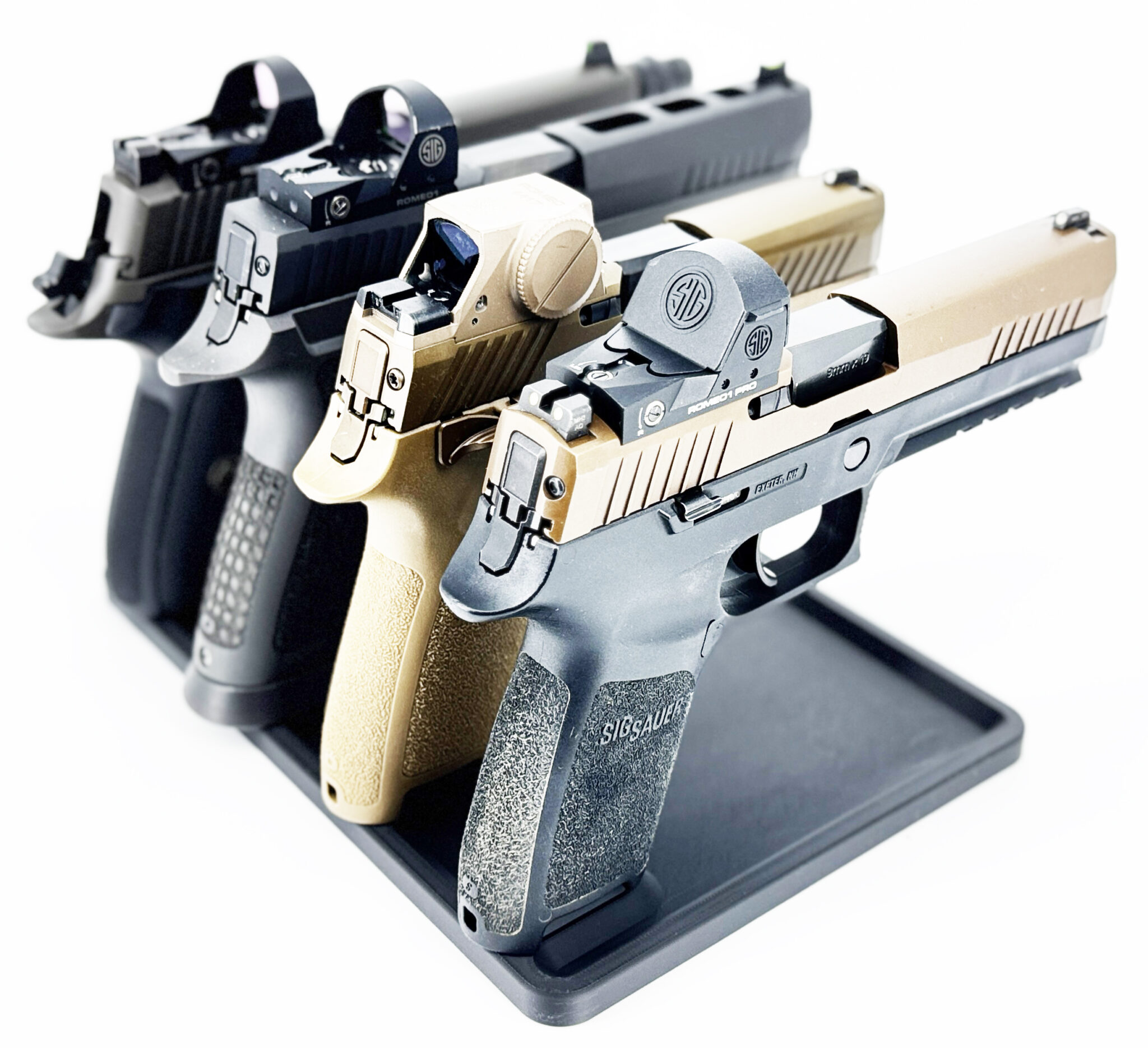 Double-Stack Handgun Display Gun Stand