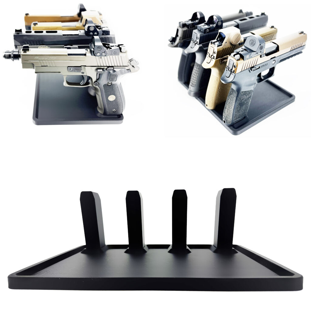 Double-Stack Handgun Display Gun Stand